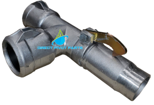 Aluminum Universal Handline Line TEE with Latch (Choose Size)