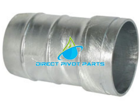 10" Galvanized Groove Hose Adapter
