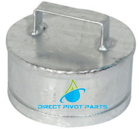 4" Galvanized Groove Plug