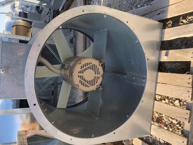 NECO 28" 10 HP 3-Phase 230 Volt Axial Grain Bin Fan w/Controls