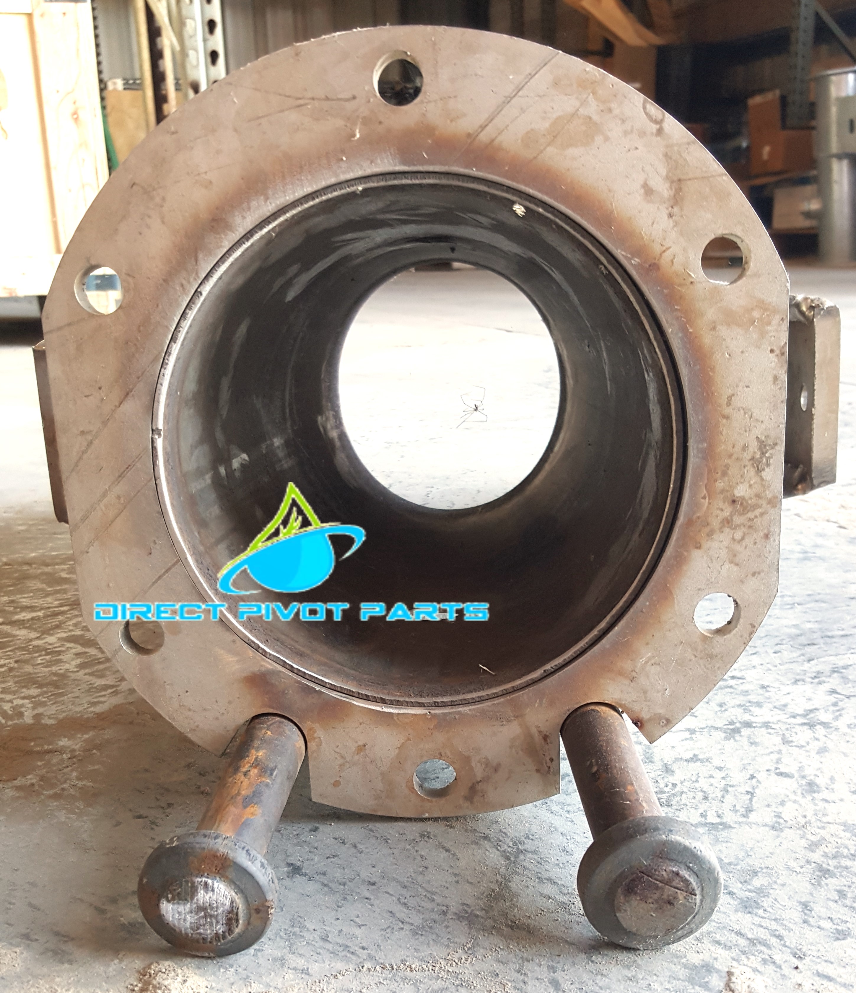 Lindsay Zimmatic Style Stainless Steel 6-5/8" Long Anchor Pivot End Joint