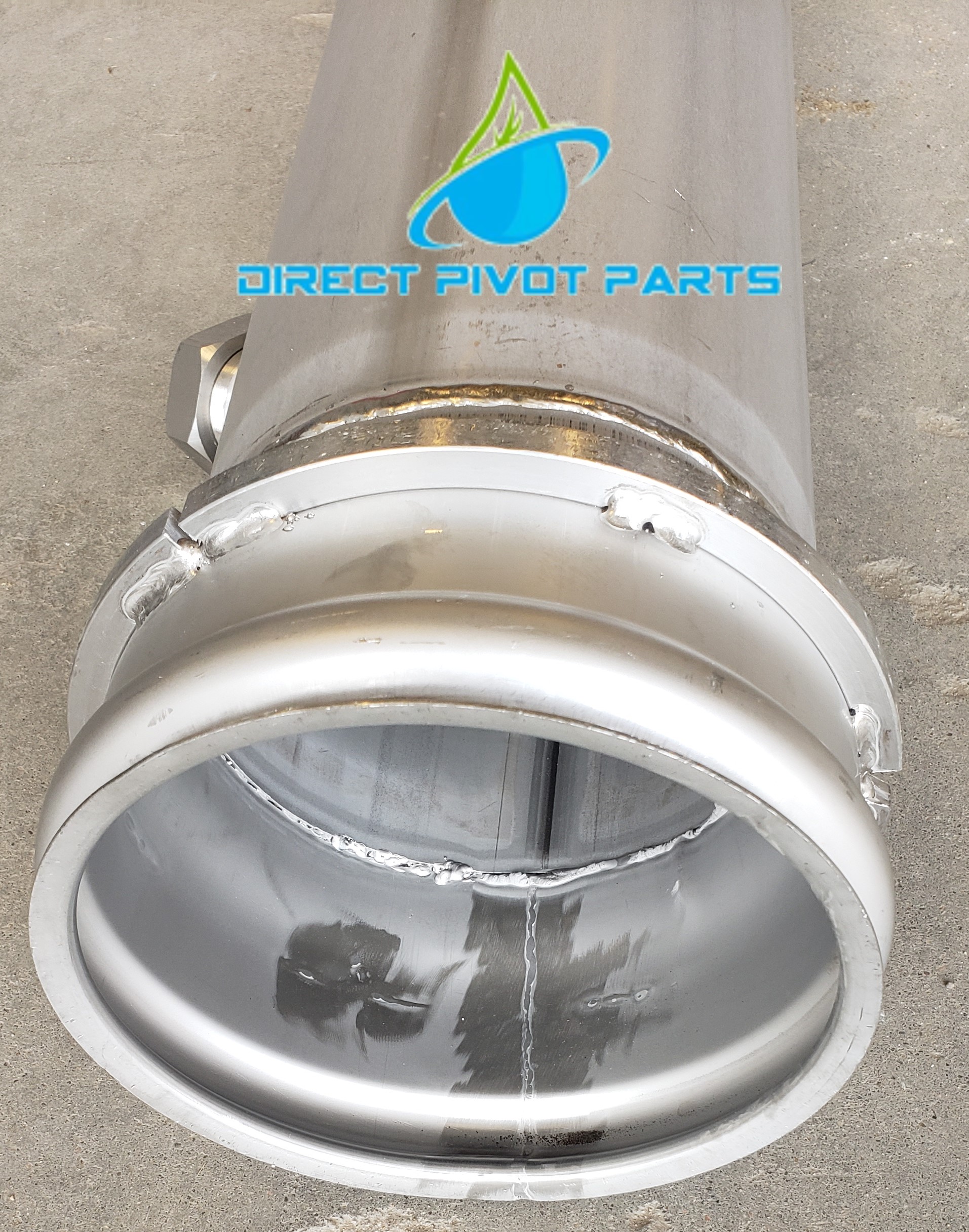 Reinke Style 8" Stainless Steel Riser Pipe 93" Long